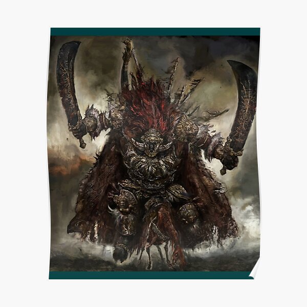 "ELDEN RING STARSCOURGE RADAHN BOSS " Poster for Sale by HEATHERMA2 ...