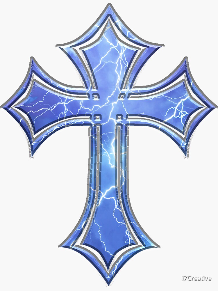"Celtic Thunder Cross" Sticker for Sale by i7Creative | Redbubble