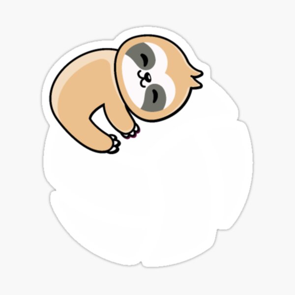 "Volleyball Sloth Beach Volleyball Sloth" Sticker for Sale by Hiuhiuher ...