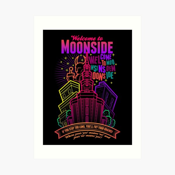 "Welcome to Moonside" Art Print for Sale by wonderjosh3000 | Redbubble