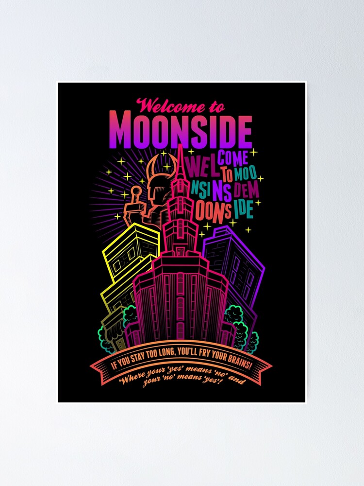 "Welcome to Moonside" Poster for Sale by wonderjosh3000 | Redbubble