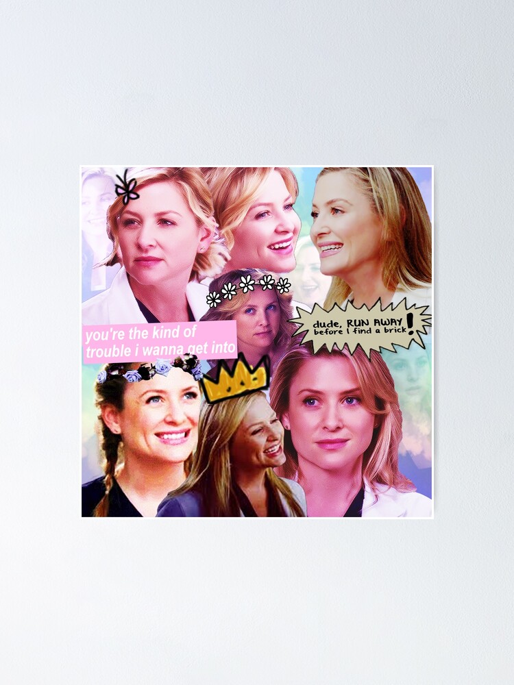 "Arizona Robbins - Jessica Capshaw " Poster for Sale by thebyouzy ...