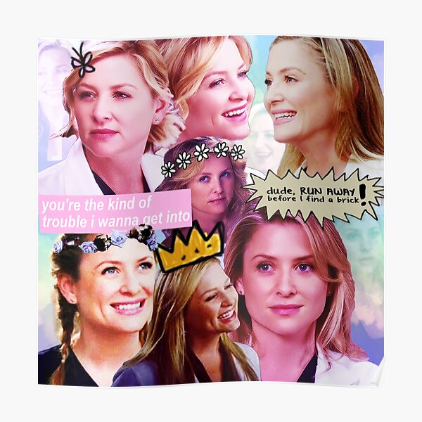 "Arizona Robbins - Jessica Capshaw " Poster for Sale by thebyouzy ...