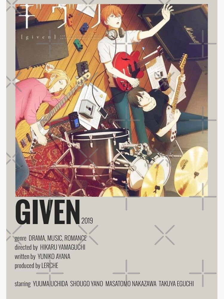 "Given anime " Sticker for Sale by kalicii | Redbubble