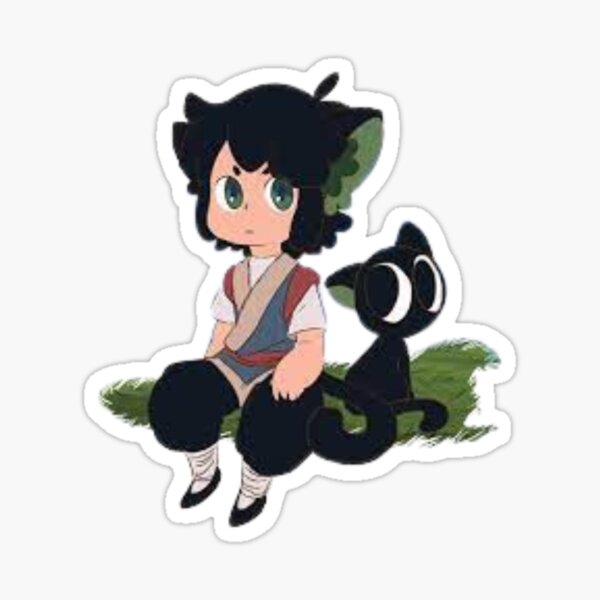 "The Legend of Hei" Sticker for Sale by kksalajaf | Redbubble