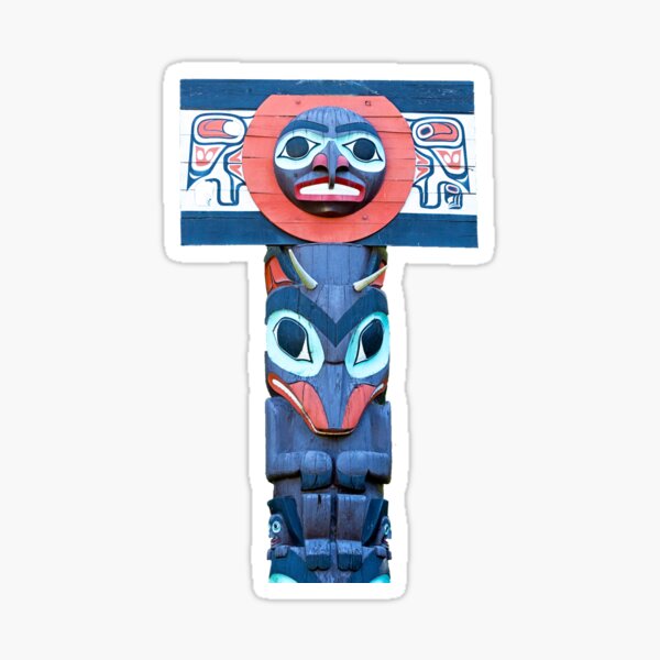 "Totem Pole" Sticker by ivoire | Redbubble