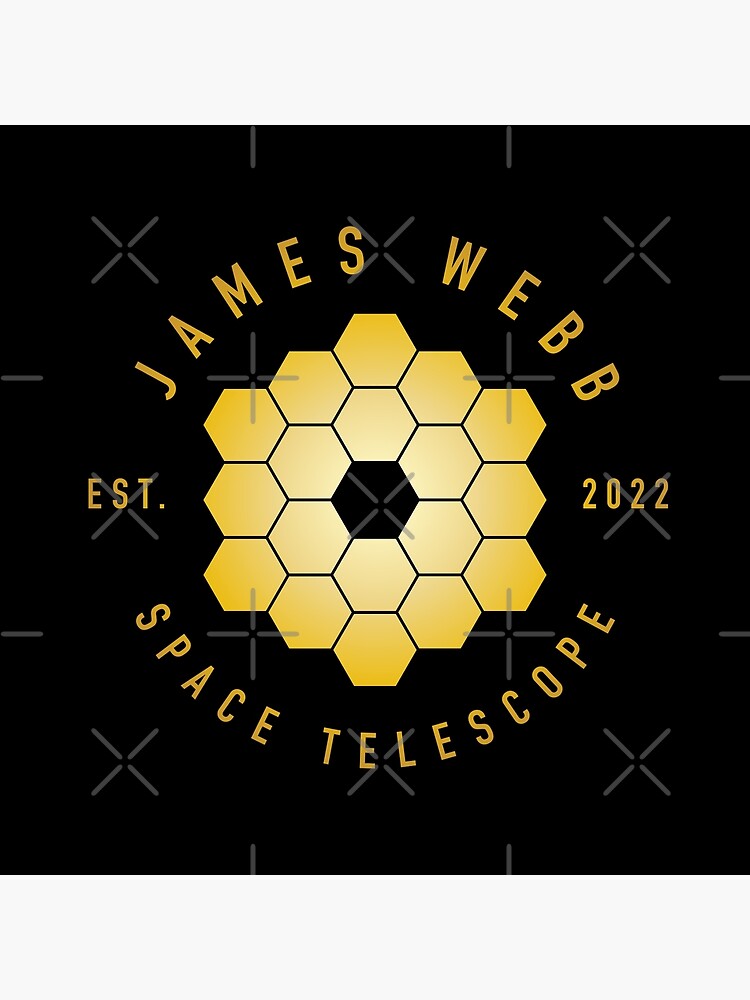 "James Webb Space Telescope logo gold" Poster for Sale by purityprint ...
