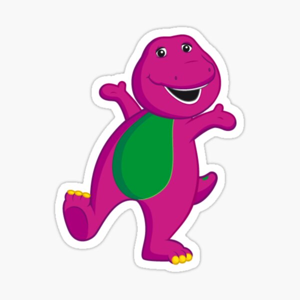 "Barney" Sticker for Sale by mezzaeyrel | Redbubble