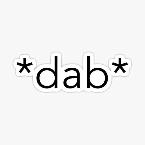 Dab Stickers | Redbubble