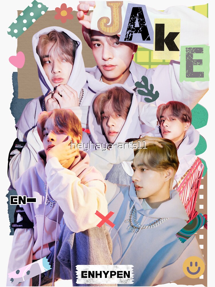 "Jake of Enhypen" Sticker for Sale by heyhaya-arts11 | Redbubble