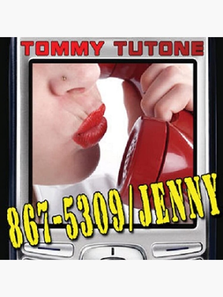 "8675309 Jenny" Sticker for Sale by Thomasbarlow | Redbubble