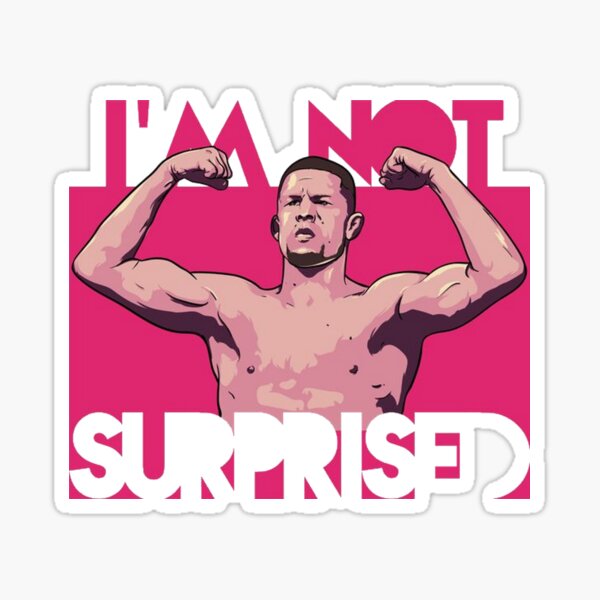 "Nate Diaz " Sticker for Sale by bopdown | Redbubble