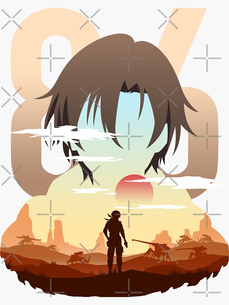 "Eighty Six Landscape" Sticker for Sale by Marsdk Art | Redbubble