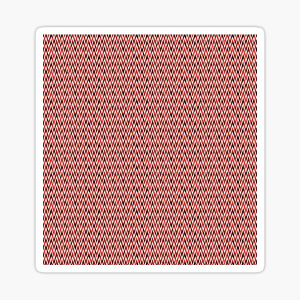 "Zigzag Line Seamless Red" Sticker for Sale by gulcan999 | Redbubble