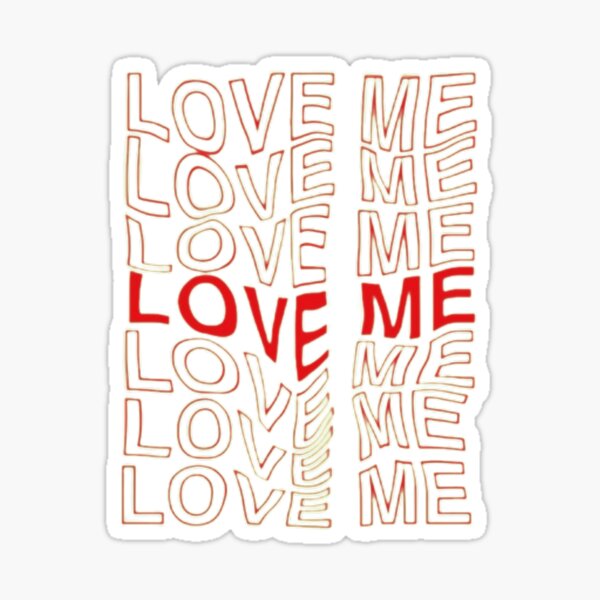 "Say that you love me" Sticker for Sale by mw-co | Redbubble
