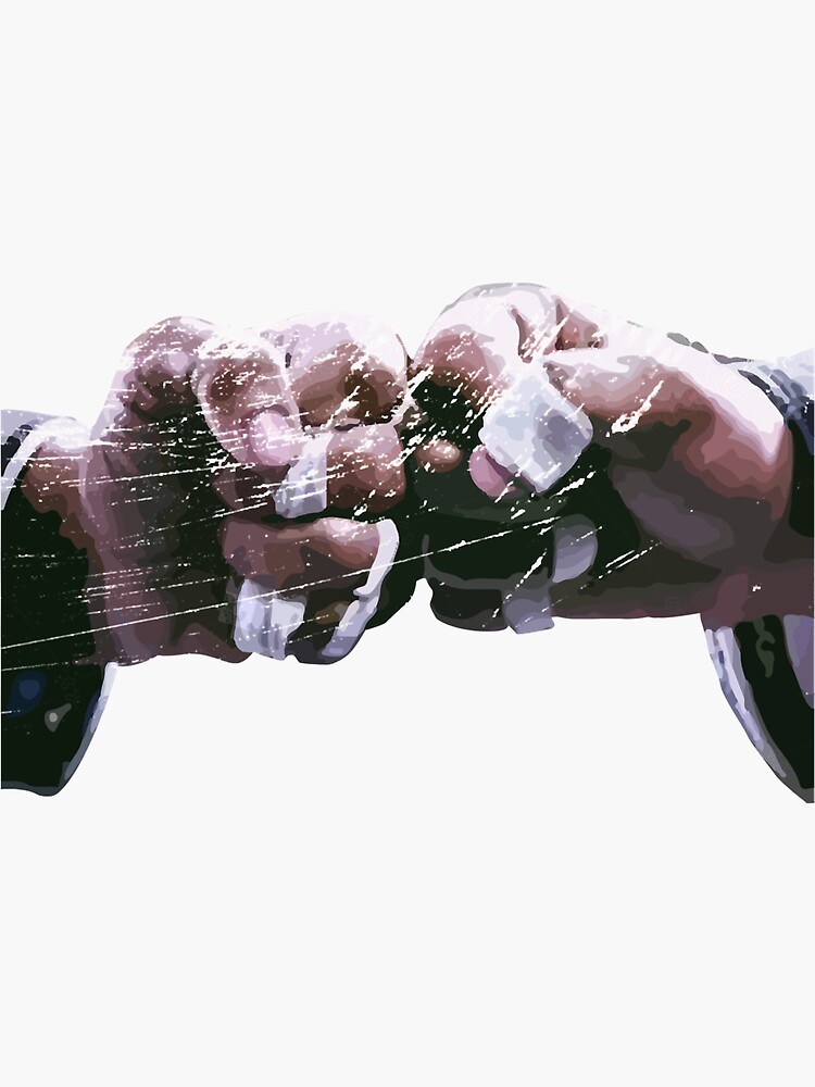 "BJJ Fist Bump Respect Brazilian Jiu Jitsu " Sticker for Sale by ...