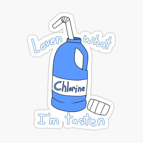 "For Birthday Men Women Chlorine Back Cute Photographic" Sticker for ...