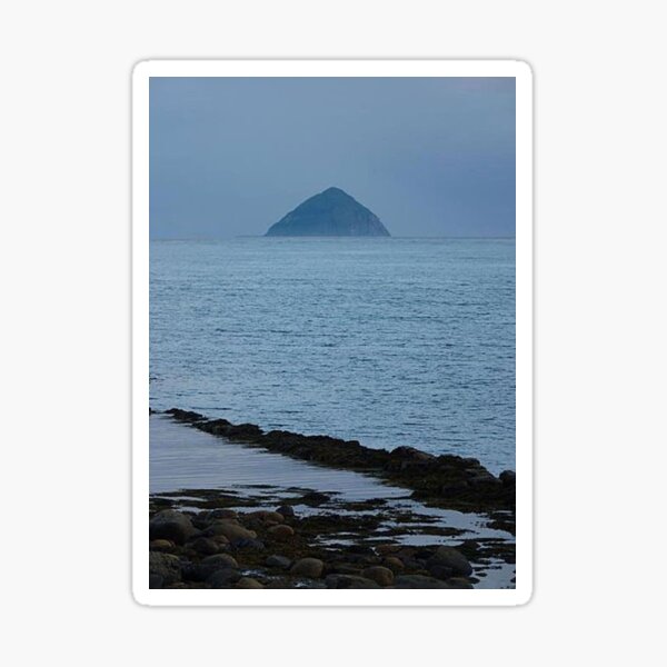 "Island in the Sea Isle of Arran" Sticker for Sale by EternalRainbow ...