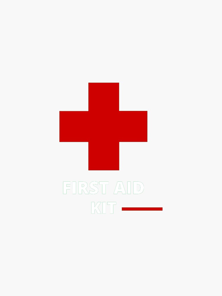 "First Aid box & Emergency " Sticker for Sale by noyomiart | Redbubble