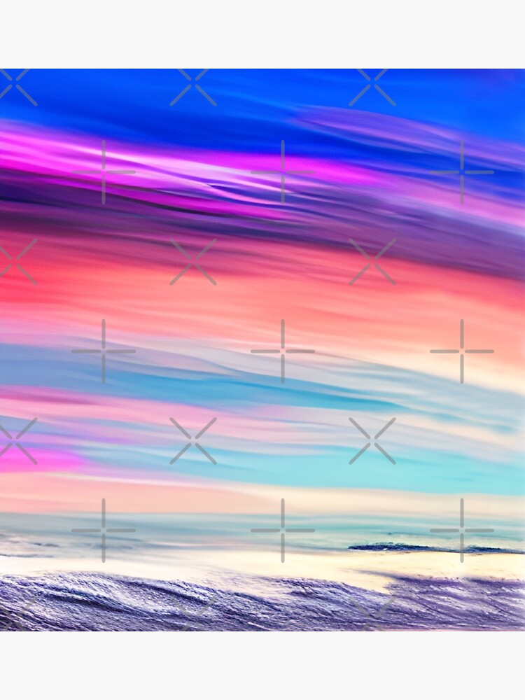 "Sky and Sea." Sticker for Sale by Art-Vibrations | Redbubble