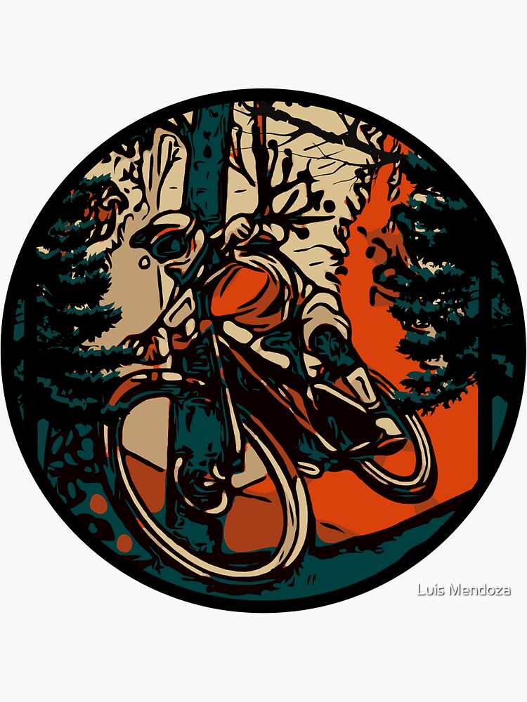 "MTB" Sticker for Sale by lumen2a | Redbubble