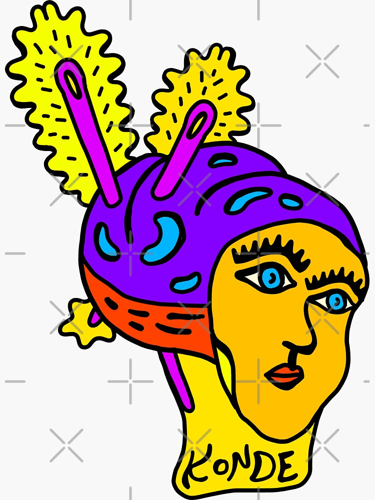 "Konde" Sticker for Sale by FariedDjanoear | Redbubble