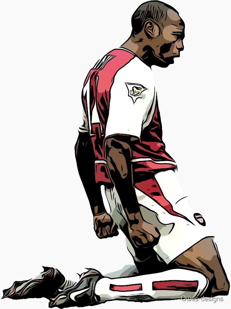 "Thierry Henry iconic celebration " Sticker for Sale by Owes-designs ...