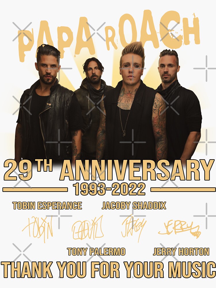 "29th Anniversary 1993-2022 Thank You For Memories Signatures" Sticker ...