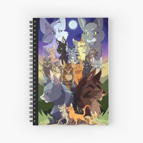 Warriors Cats Spiral Notebooks | Redbubble