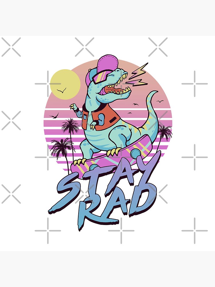 "Stay Rad" Sticker for Sale by vincenttrinidad | Redbubble