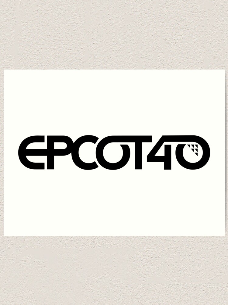 "EPCOT 40th Anniversary Logo" Art Print for Sale by ope-store | Redbubble