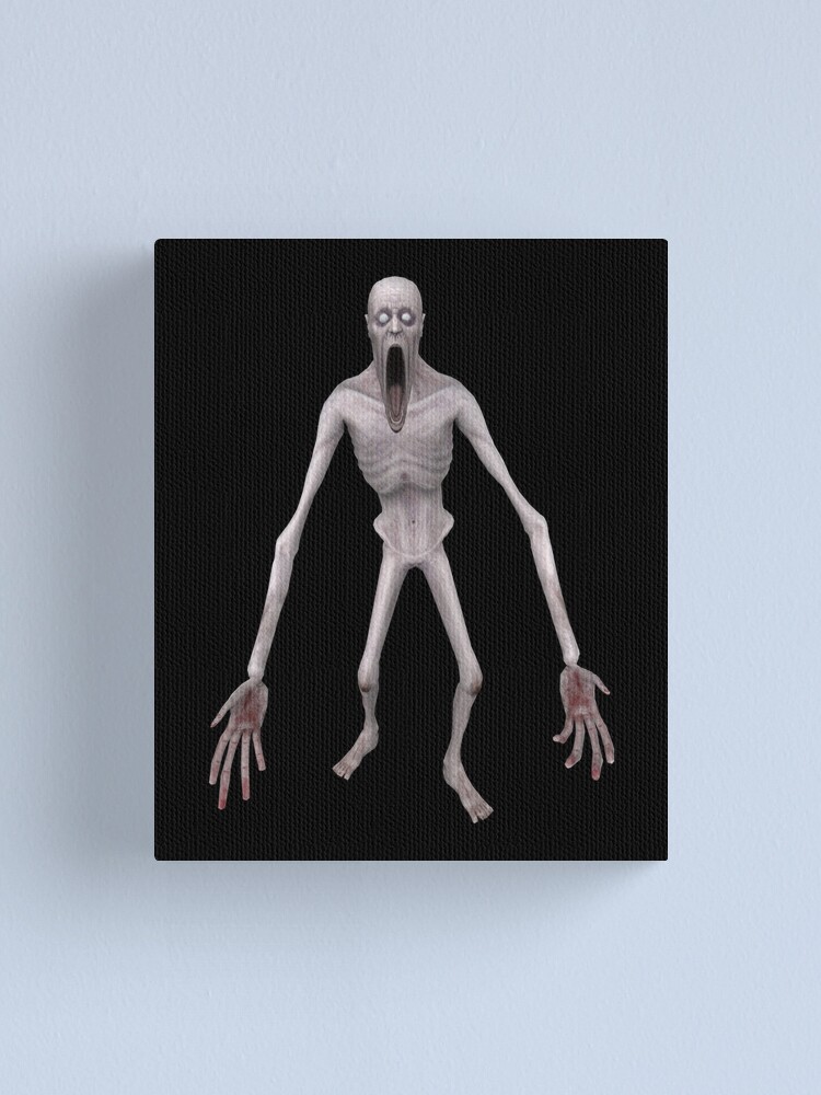 "scp 096 Picture , scp 096 face" Canvas Print for Sale by smileystore01 ...