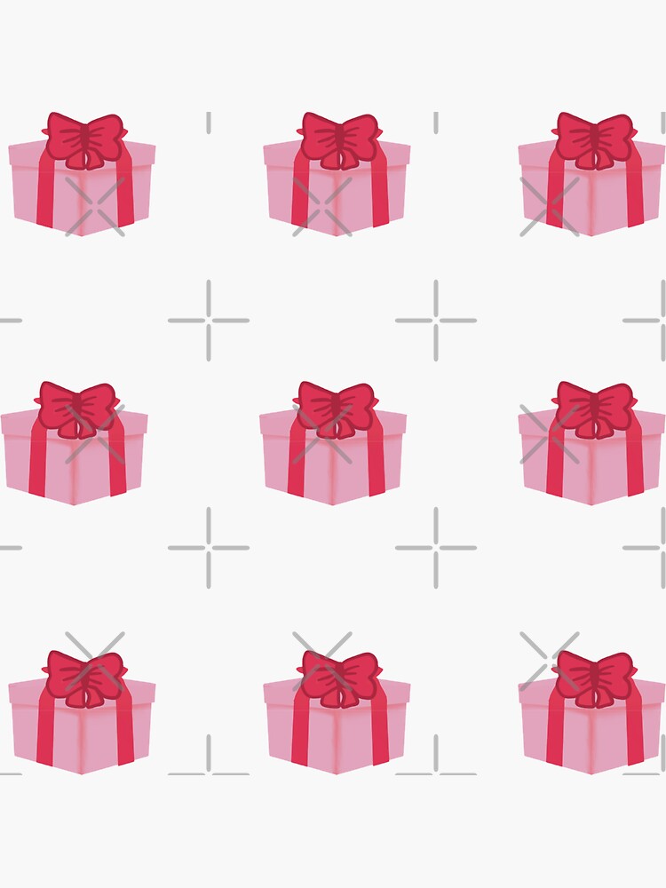 "Pink presents" Sticker for Sale by LMHDesignsshop | Redbubble