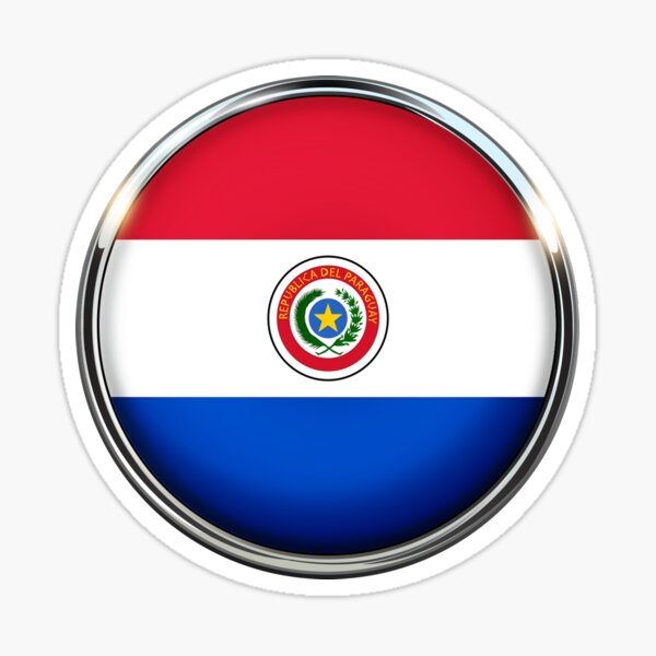 "Paraguay Flag" Sticker for Sale by MUZA9 | Redbubble