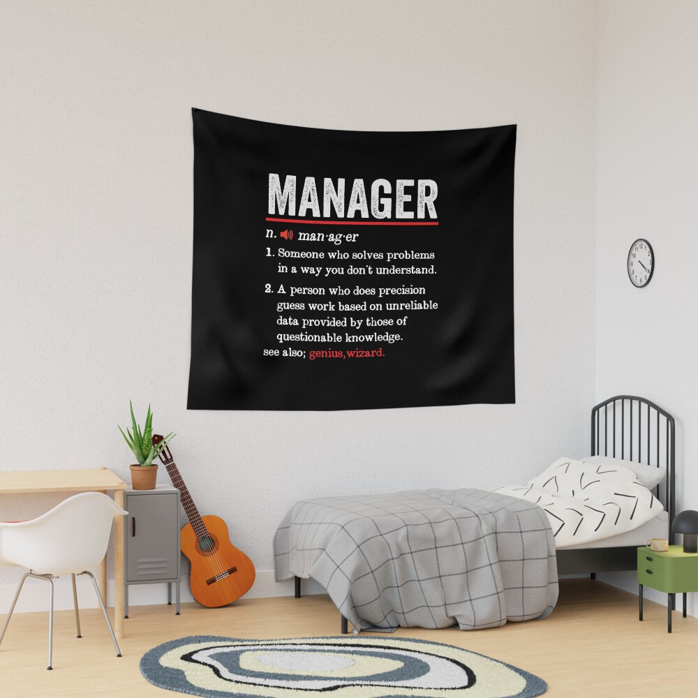 "Manager Funny Definition: Managing Director Gift - Manager" Poster for ...