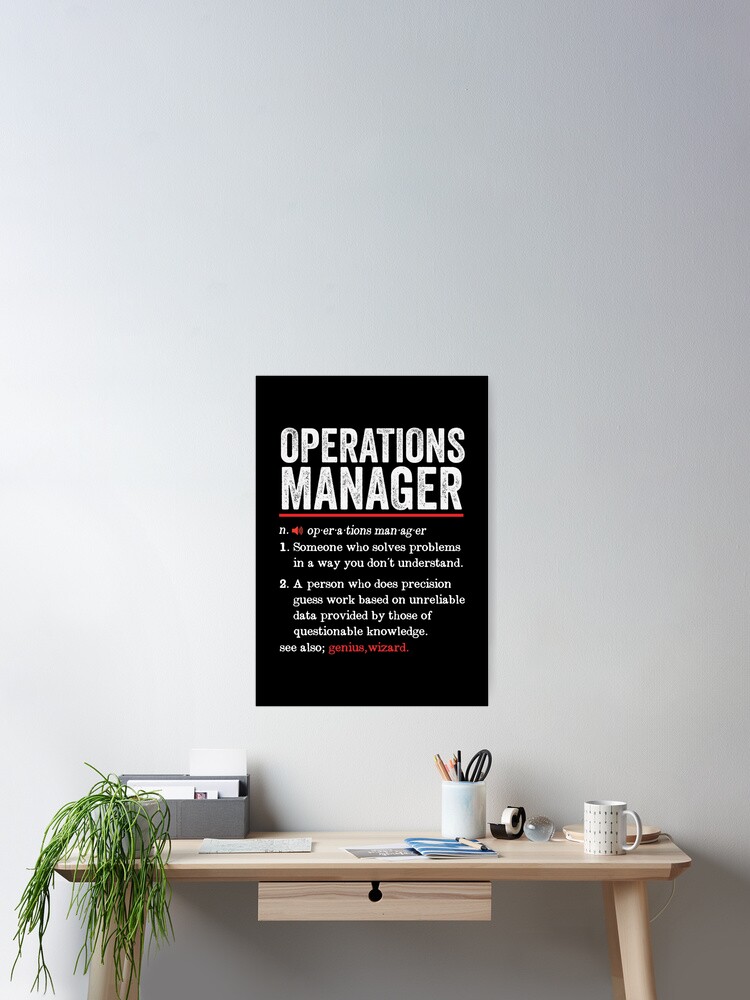 "Operations Manager Funny Definition: Operations Manager Gift ...