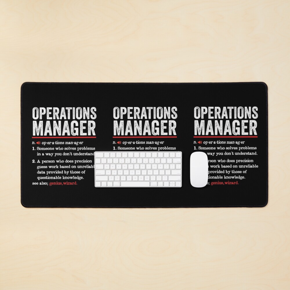 "Operations Manager Funny Definition: Operations Manager Gift ...