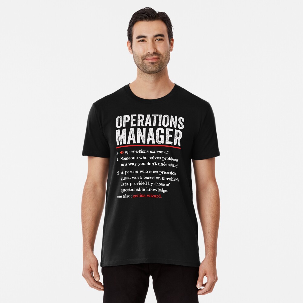 "Operations Manager Funny Definition: Operations Manager Gift ...
