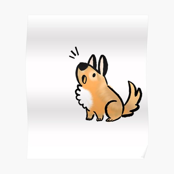 Póster «Cucharada premium de perro ladrando» de BlankApparelGal | Redbubble