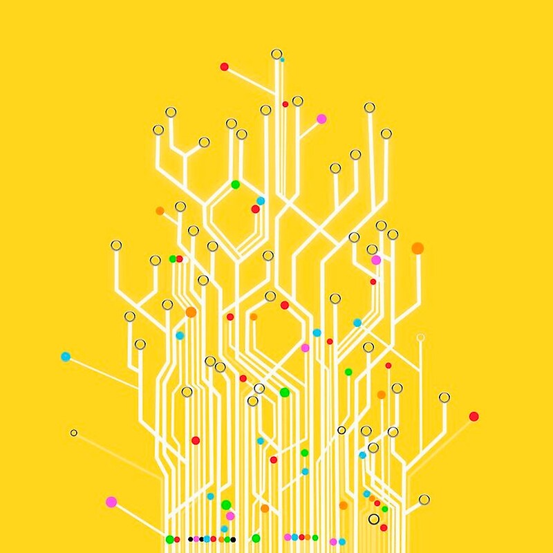 "Yellow circuit board" by Destructor1123 | Redbubble