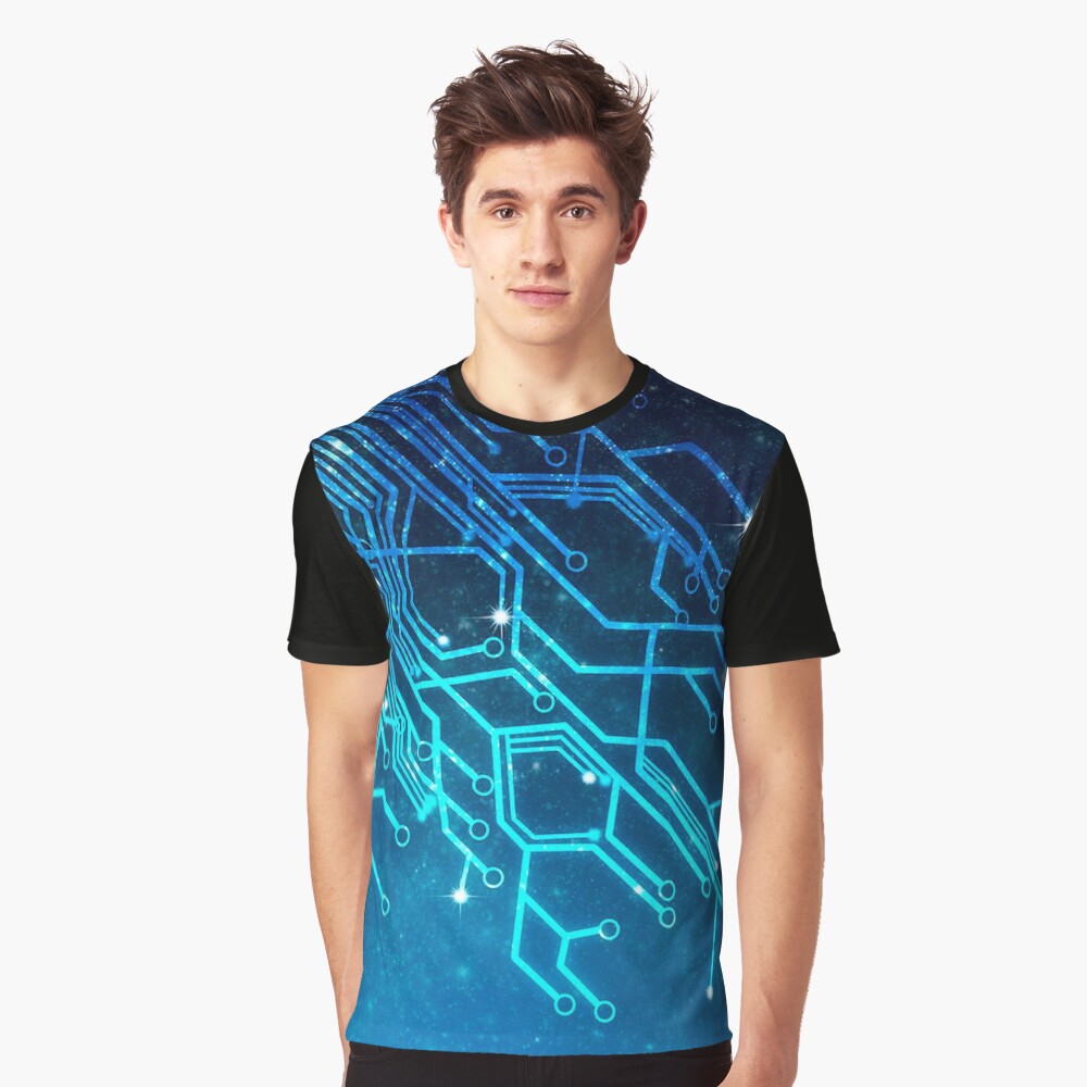 "Circuit board vector" T-shirt for Sale by Destructor1123 | Redbubble ...