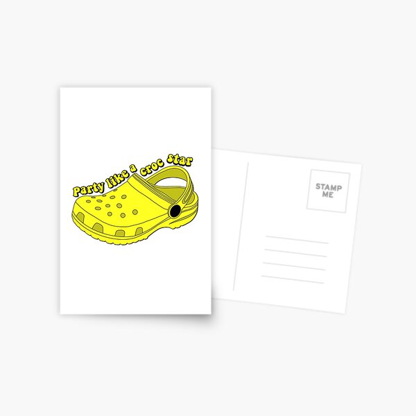 "Crocs funny quotes,Funny Croc shoe quote Party Like a Croc Star, cute ...