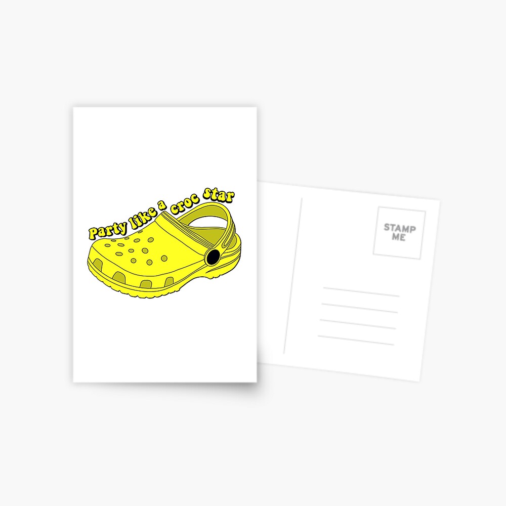 "Crocs funny quotes,Funny Croc shoe quote Party Like a Croc Star, cute ...