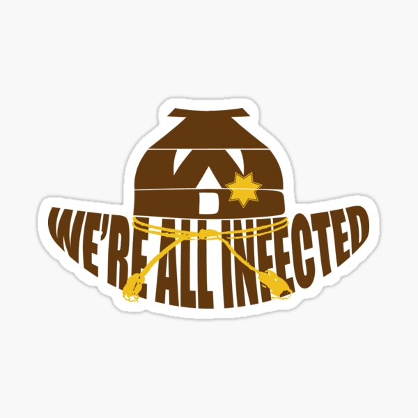 "TWD: We're All Infected" Sticker by JubbaTheHott | Redbubble