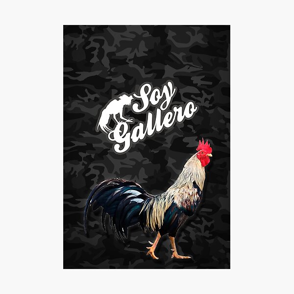 Lámina fotográfica «SOY GALLERO» de kmpesino | Redbubble