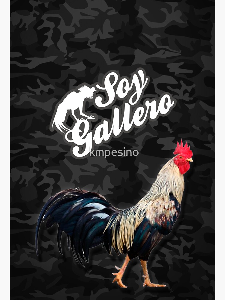 "SOY GALLERO" Sticker by kmpesino | Redbubble