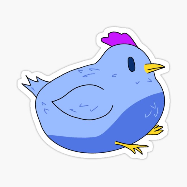 "Stardew Valley Blue Chicken" Sticker for Sale by CottageGremlinn ...