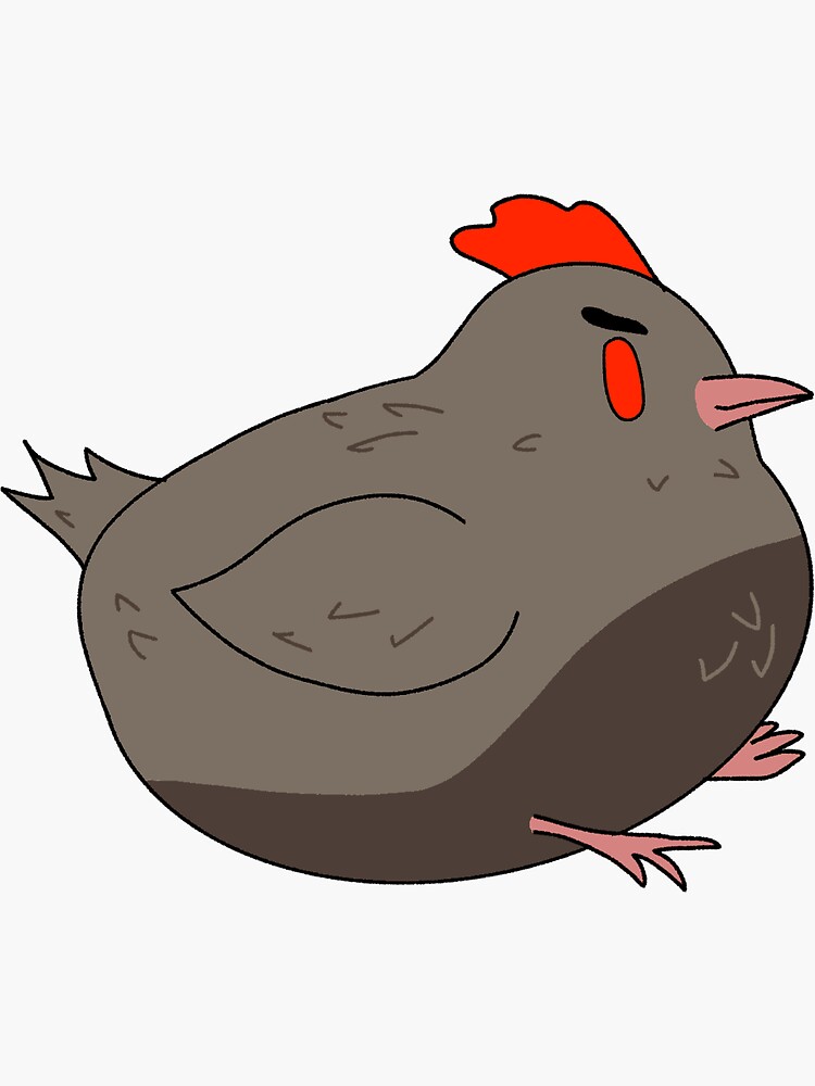 "Stardew Valley Void Chicken" Sticker for Sale by CottageGremlinn ...