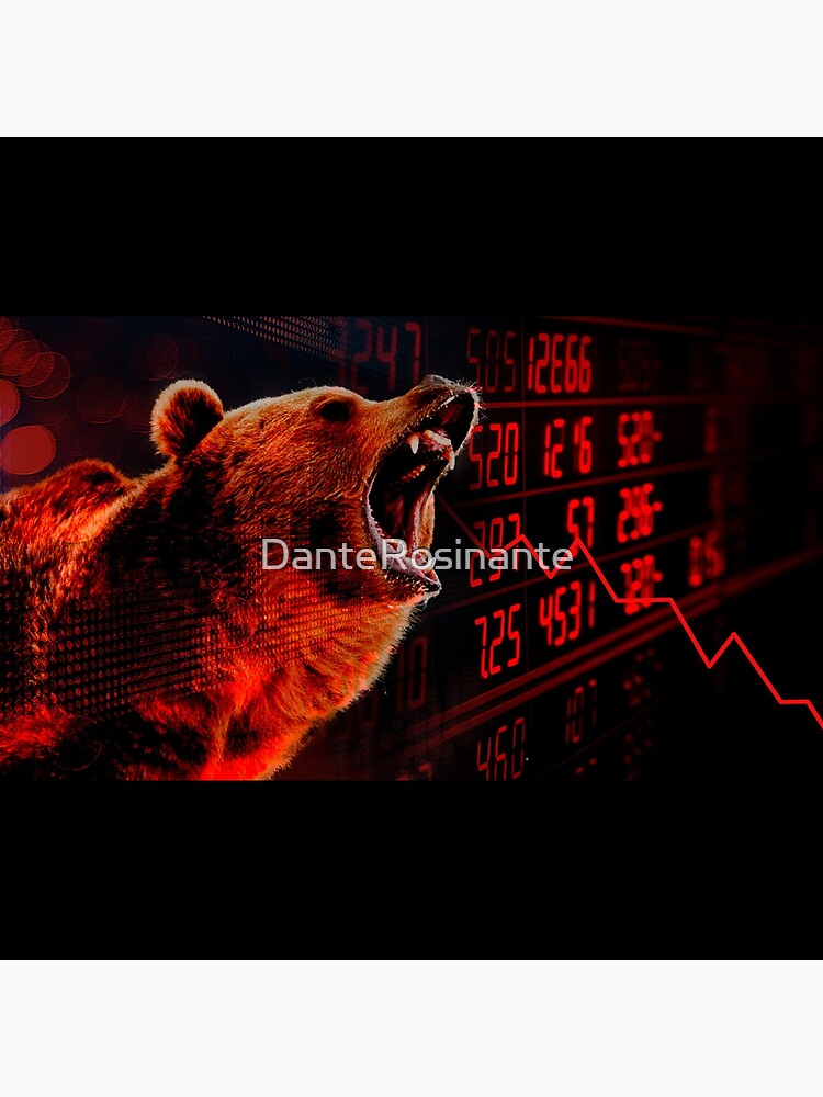 "Red Bear" Poster for Sale by DanteRosinante | Redbubble