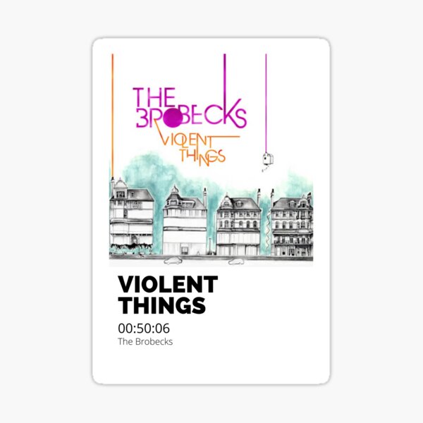 "violent things album pantone swatch" Sticker for Sale by agreenfaerie ...
